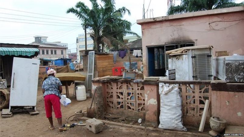 Ghana floods and fire disaster: Pictures of Accra recovery - BBC News