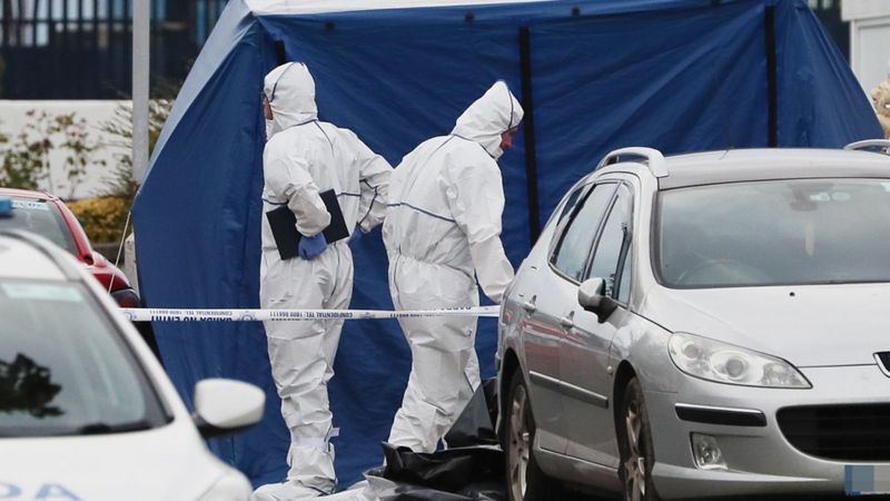 Man and woman killed in Dublin shooting - BBC News