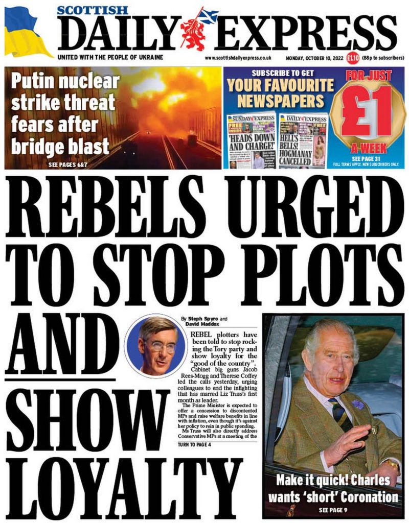 Scotland's papers: 'Remember them' and Sturgeon 'under attack' - BBC News