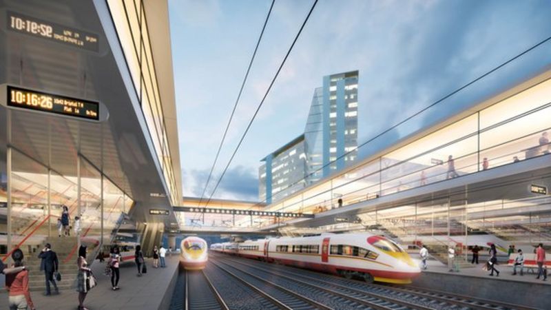 New Cardiff Central railway station plans unveiled - BBC News