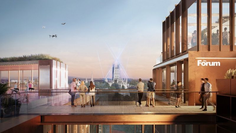 Gloucester city centre £200m regeneration is 'well under way' - BBC News