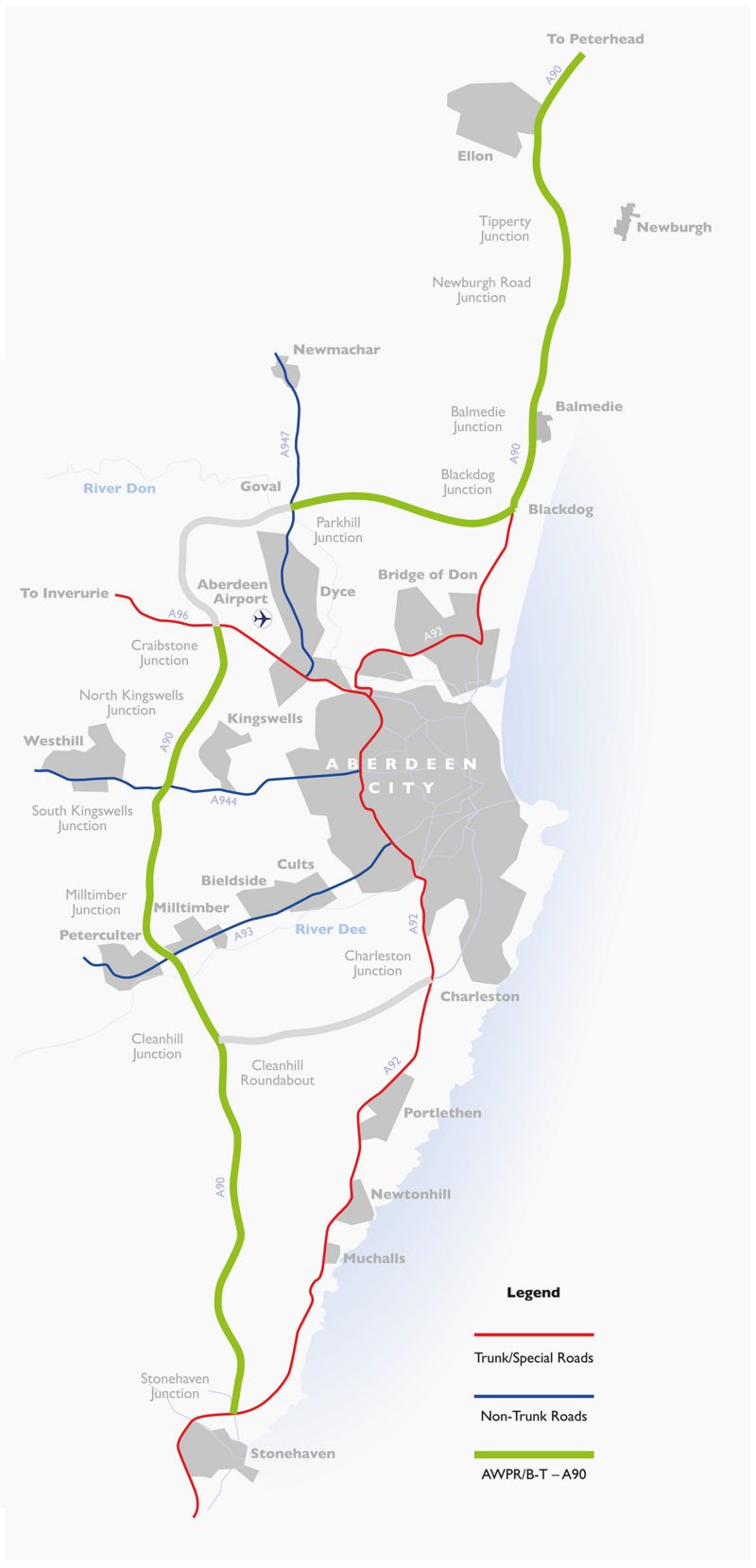 Aberdeen bypass: The long and winding road - BBC News