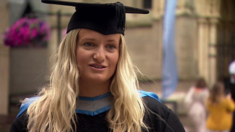 Exeter University class of 2020 graduate at last - BBC News
