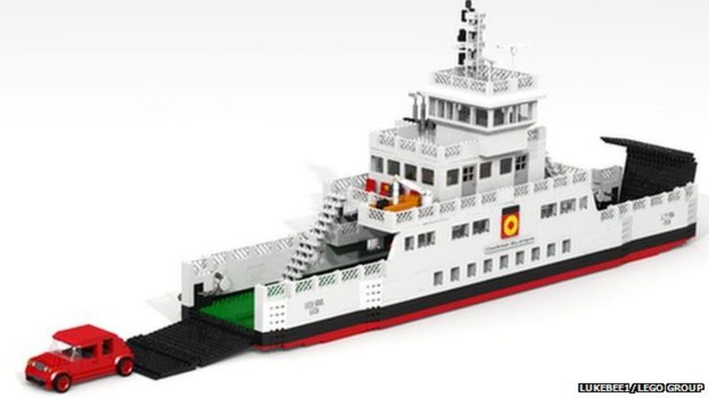 Schoolboy revealed as Lego ferry designer - BBC News
