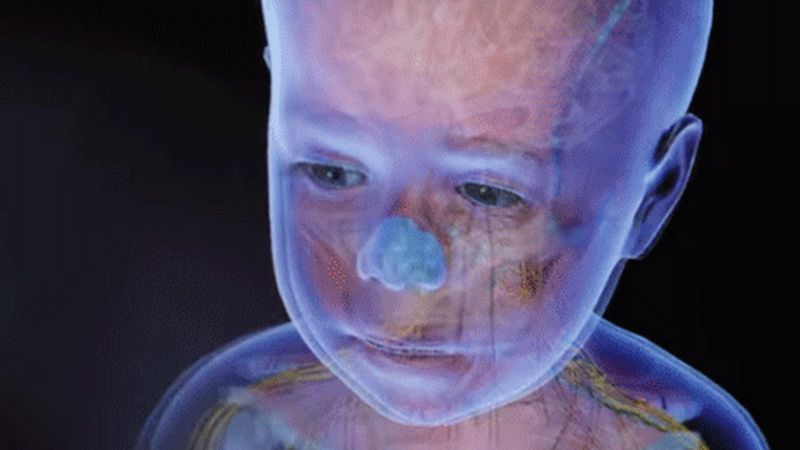 Robert Downey Jr launches YouTube doc featuring AI baby - BBC News