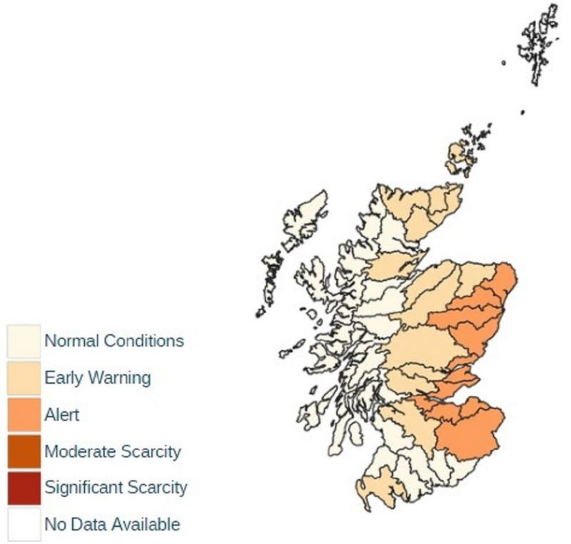 East-west split in Scotland as water scarcity threat grows - BBC News