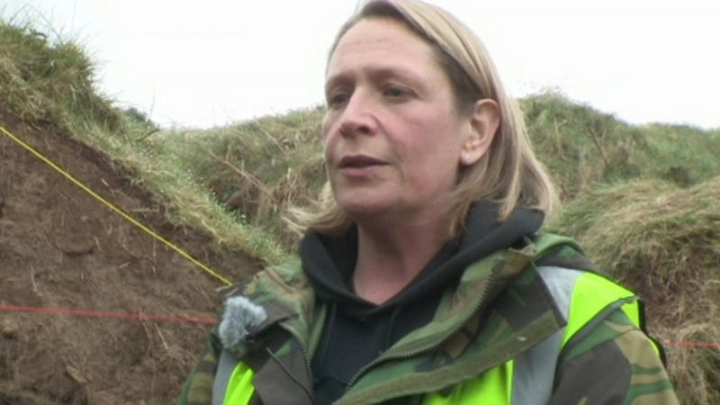 World War One training trenches discovered in Ballykinler - BBC News