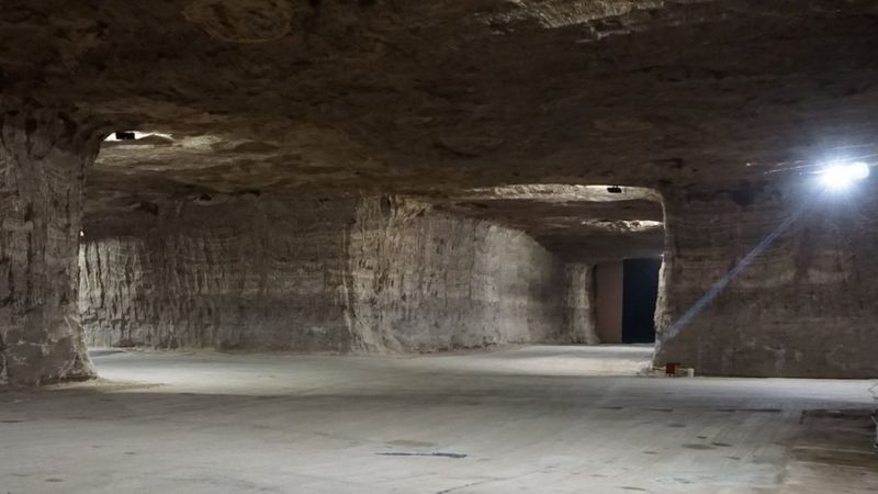 Inside the UK's largest salt mine - BBC News