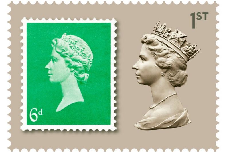 Anniversary of 'Queen's head' design marked with new stamps - BBC News