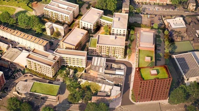 Site of former St Pauls paper factory set to be turned into flats - BBC ...