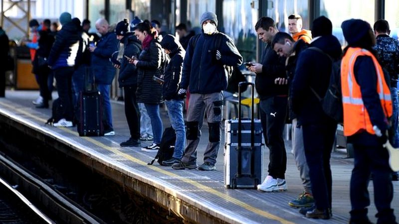 Rail firms stress safety as more train services resume - BBC News