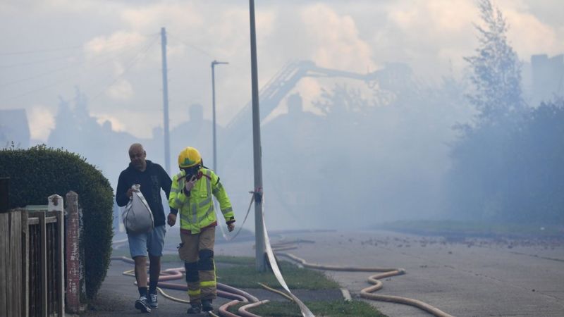 Beechmere fire: 'I just keep thinking, why has this happened?' - BBC News