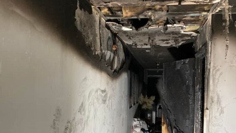 Smoke alarm 'saved lives' of four people in Jersey fire - BBC News