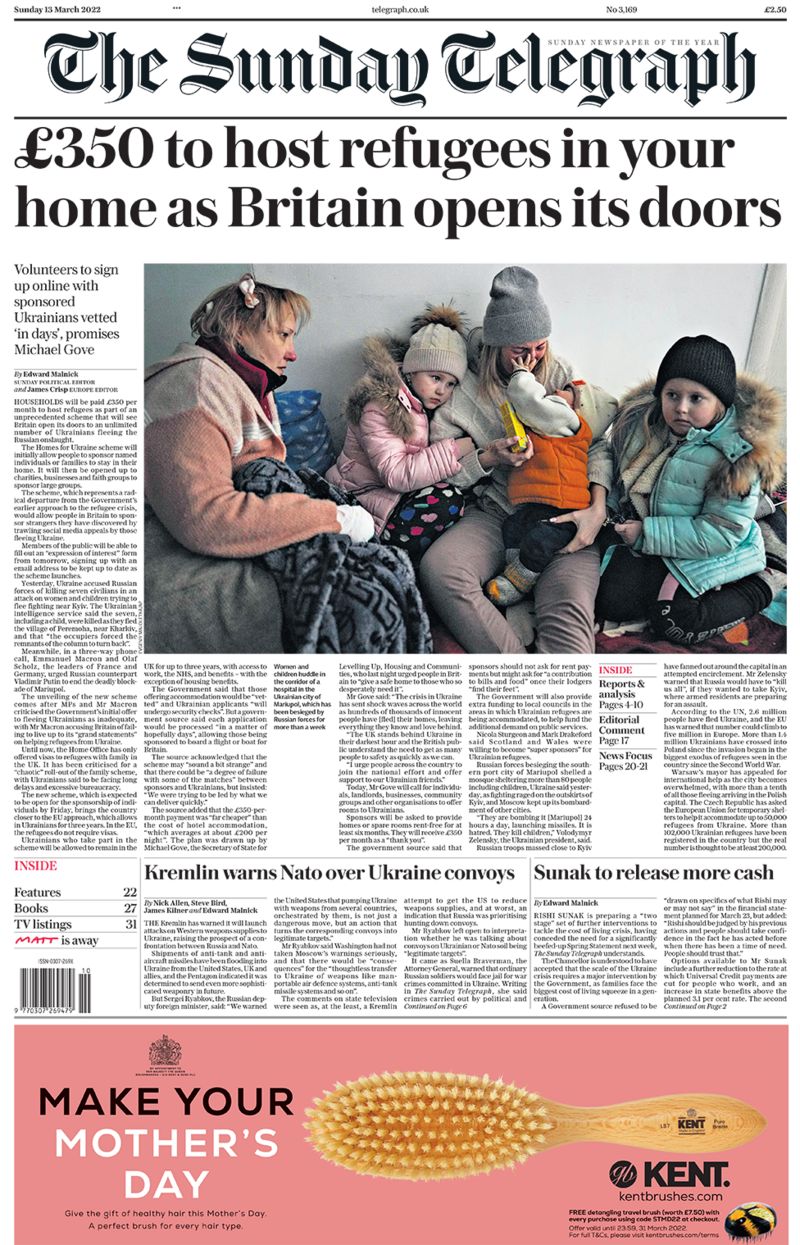 Newspaper headlines: UK refugee scheme and plea to help orphans - BBC News