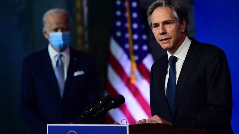 'They're coming for us' - right-wing media on Biden's week - BBC News