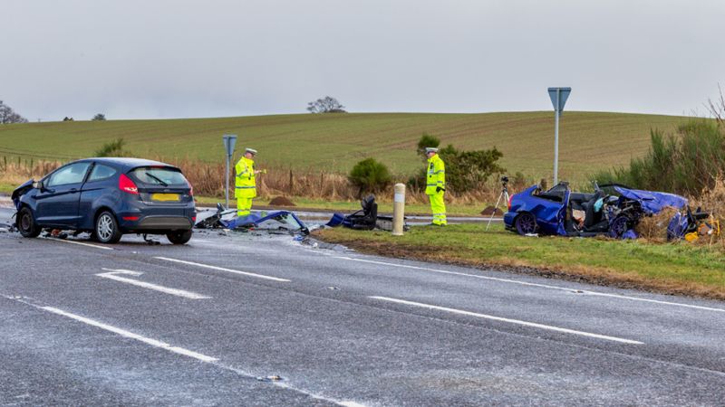 Two women seriously injured in A9 crash near Delny - BBC News