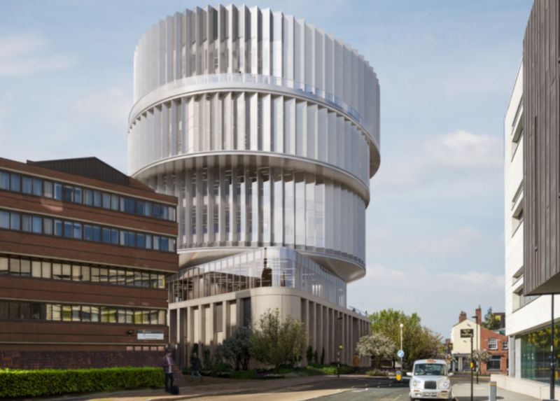 ‘Wonky wedding cake' building in Birmingham approved - BBC News