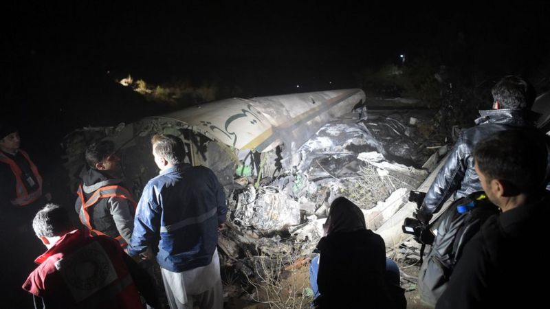 Pakistan plane: Army aircraft crashes into residential area, killing 18 ...
