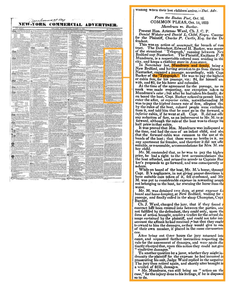 The black immigrant who challenged US segregation - nearly 190 years ...