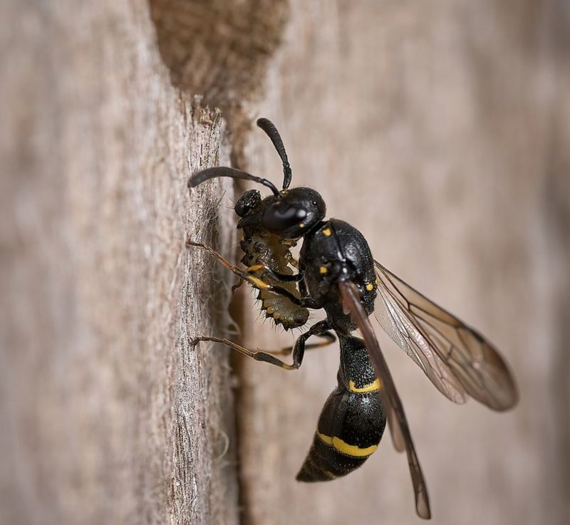 Spider-hunting wasp caught on camera paralysing its prey in Scotland ...