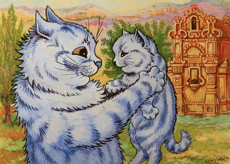 Louis Wain: The artist who changed how we think about cats - BBC News