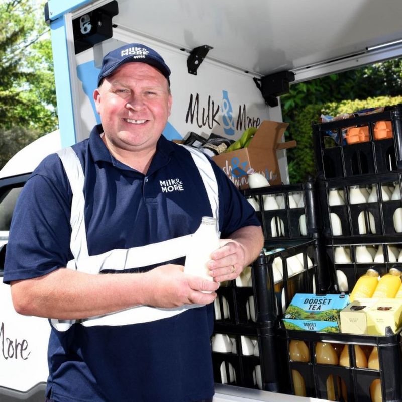 Coronavirus: The rise of the milkmen and women - BBC News