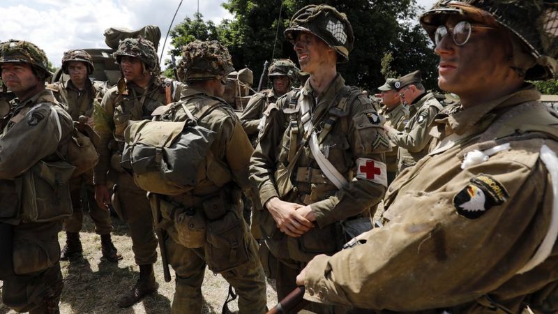 D-Day anniversary events in northern France - BBC News