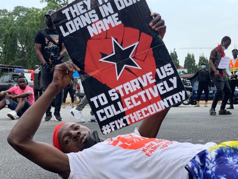 Fix The Country Ghana: Ghanaians hit de streets with protest today, see ...