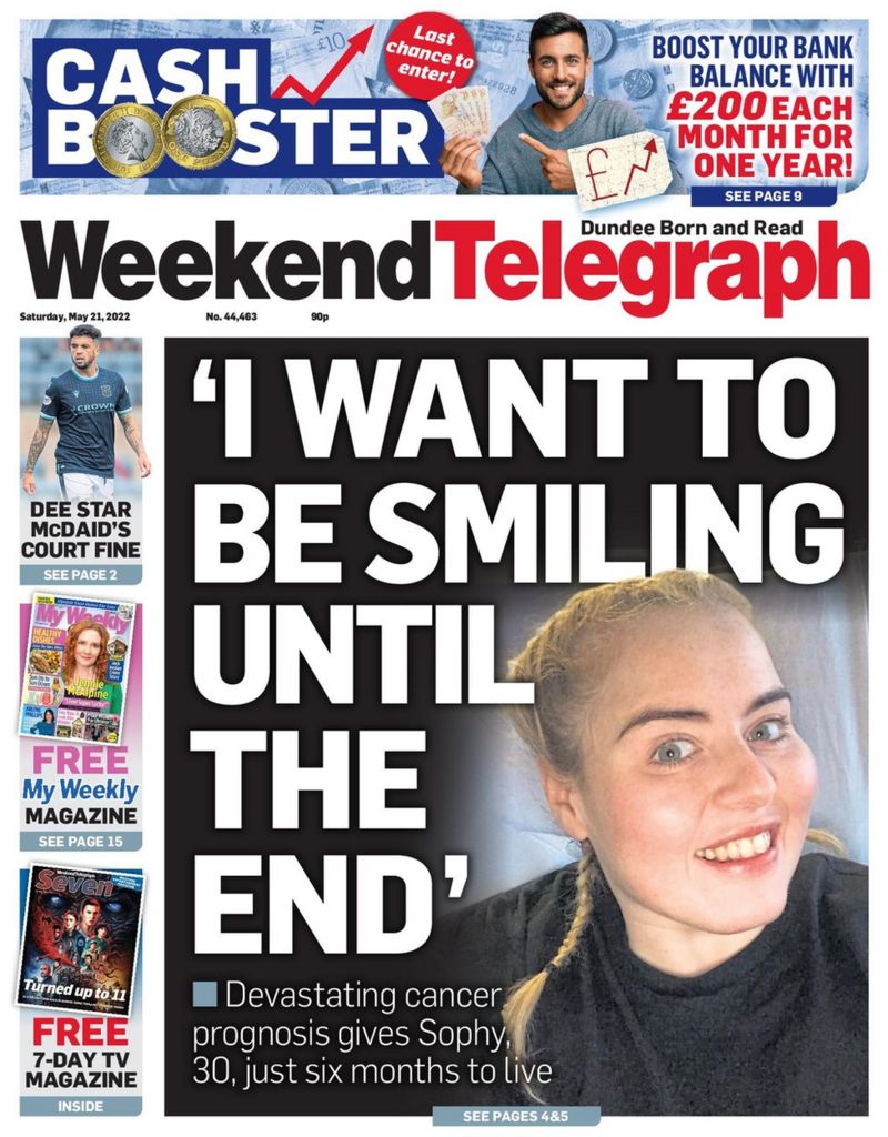 Scotland's papers: Strikes loom or ScotRail and Sunak riches - BBC News