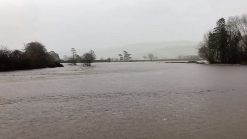 Storm Christoph: Homes evacuated as storm batters Wales - BBC News