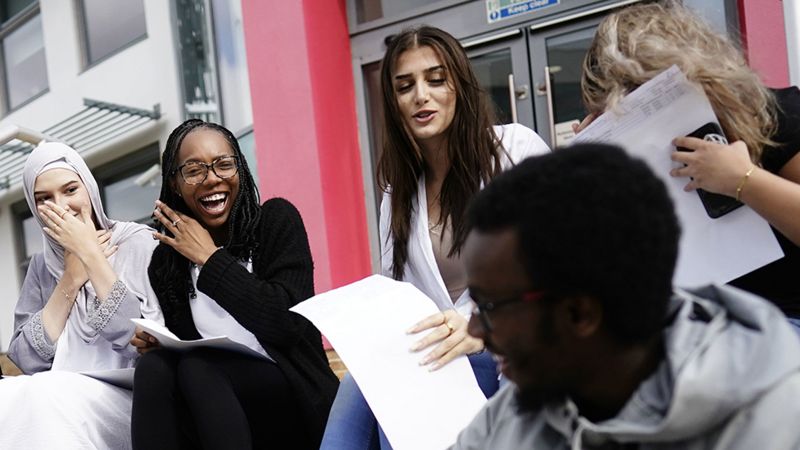 Top A-levels fall, with steepest drop in England - BBC News