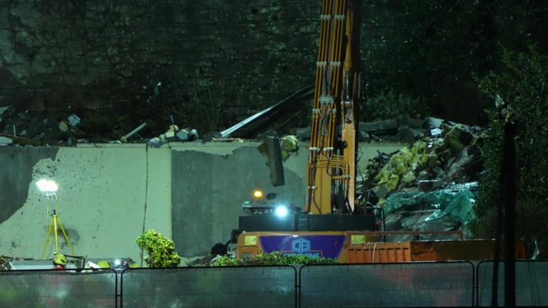 Jersey explosion: Search enters third day after flats blast - BBC News