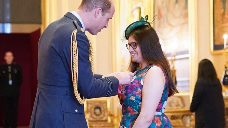Amelia Collins-Patel: Lockdown volunteer hopes MBE will inspire others ...