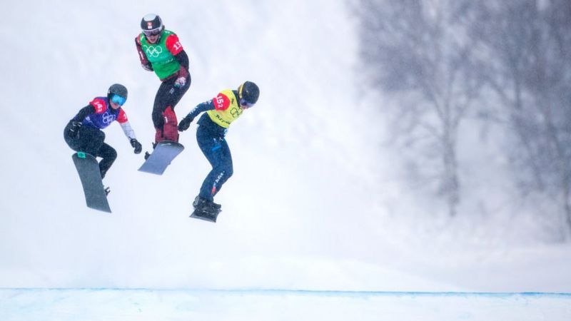 Snowboarding: Charlotte Bankes and Huw Nightingale win GB's first ever ...