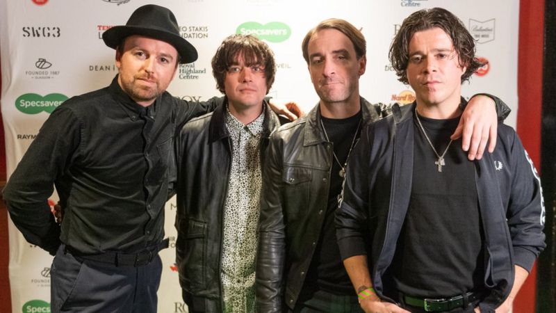 The View: Gig halted after band members clash on stage - BBC News