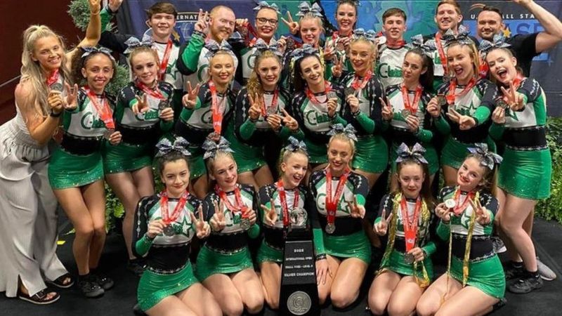 Grimsby cheerleader wins gold with England at international event - BBC ...