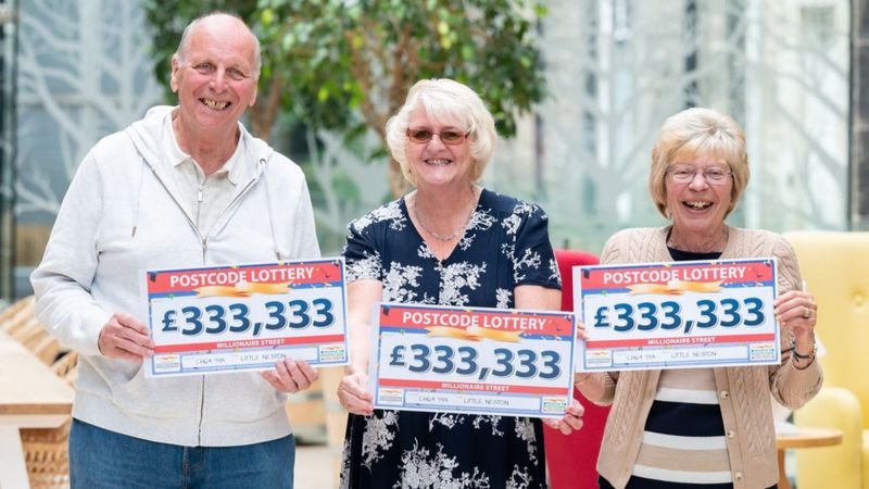 Cousins who built road's only two homes win postcode lottery - BBC News