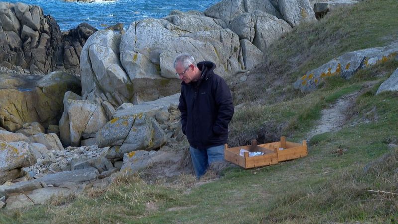 Prehistoric human bones in Guernsey discovered by coastal walker - BBC News