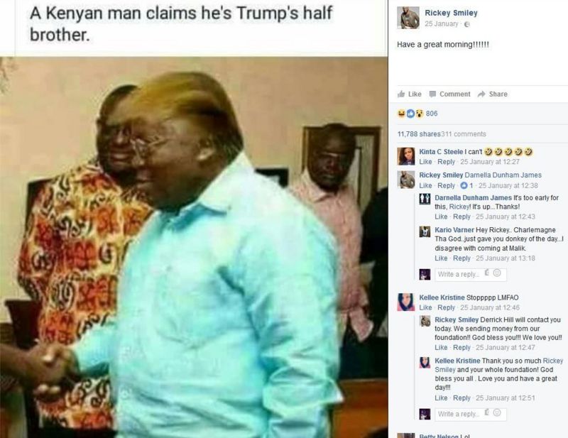 No, this isn't Trump's brother - BBC News