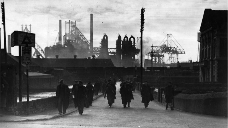 Blood, sweat and steel: Life in and out of the steel works - BBC News