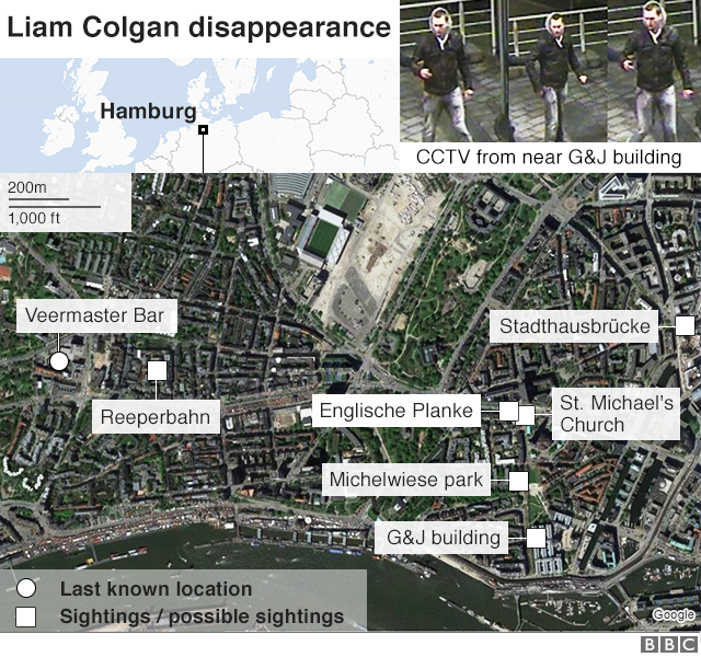 Liam Colgan's family say the search for him 'won't stop' - BBC News