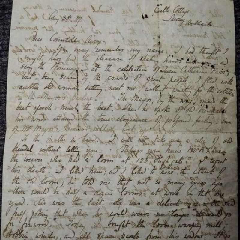 Beatrix Potter letter sells for £1,800 - BBC News