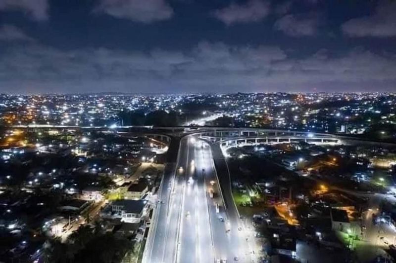 Pokuase interchange 2016: Inauguration of four tier Pokuase Interchange ...