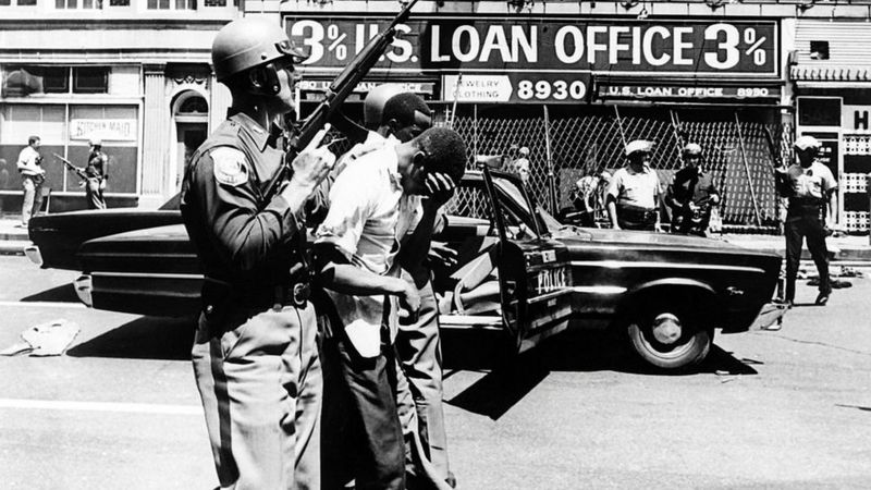 Detroit recalls five days of violent unrest a half century later - BBC News