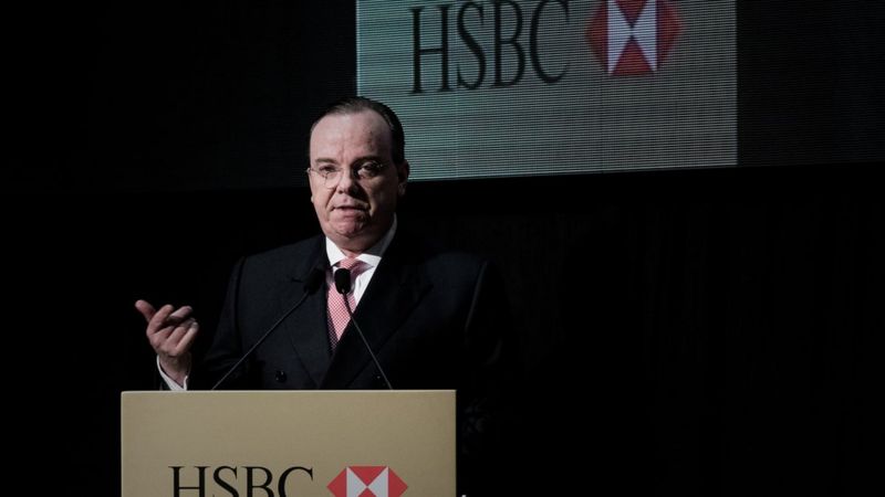 HSBC's profit boosted by cost-cutting and fewer fines - BBC News