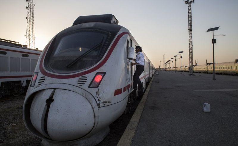 In pictures: The crown jewel of Iraq's railway - BBC News