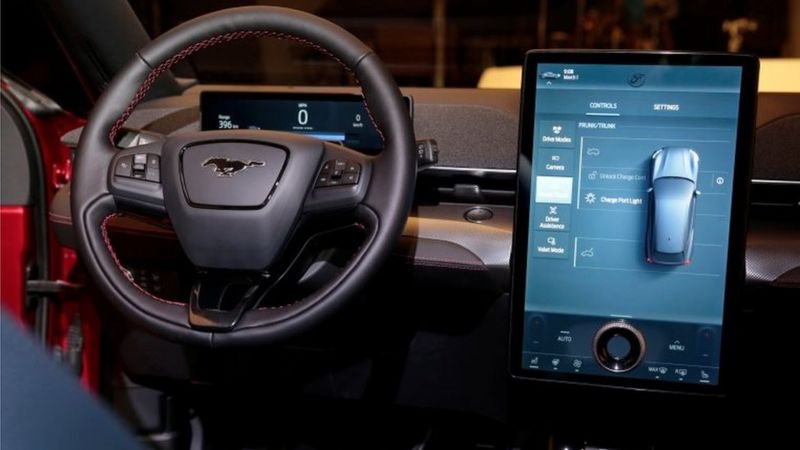 Ford unveils all-electric car - the Mustang Mach-E - BBC News