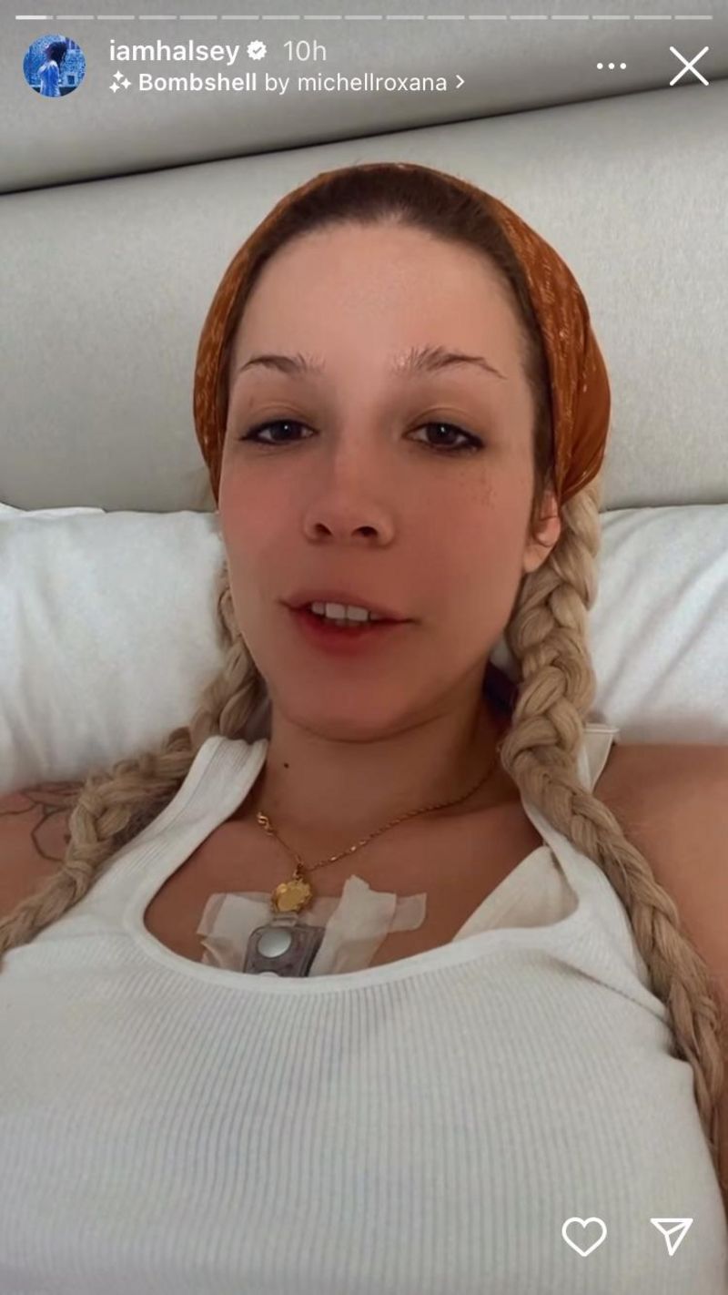 Halsey says 'body is rebelling' against her as she reveals poor health ...