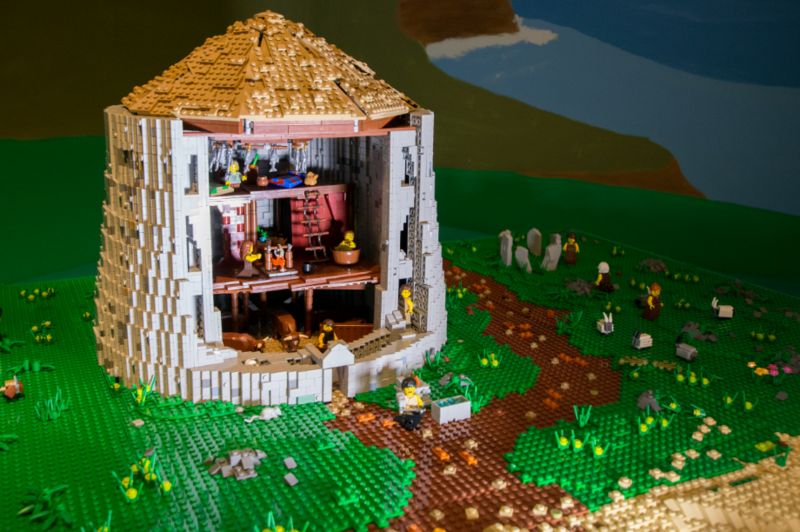 Everything is ancient: Lego broch completed - BBC News