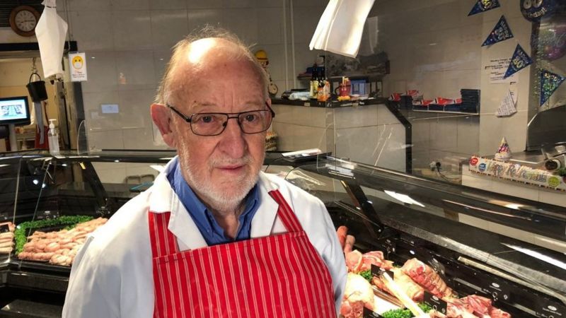 March butcher retires at 80 after 64 years working in same town - BBC News